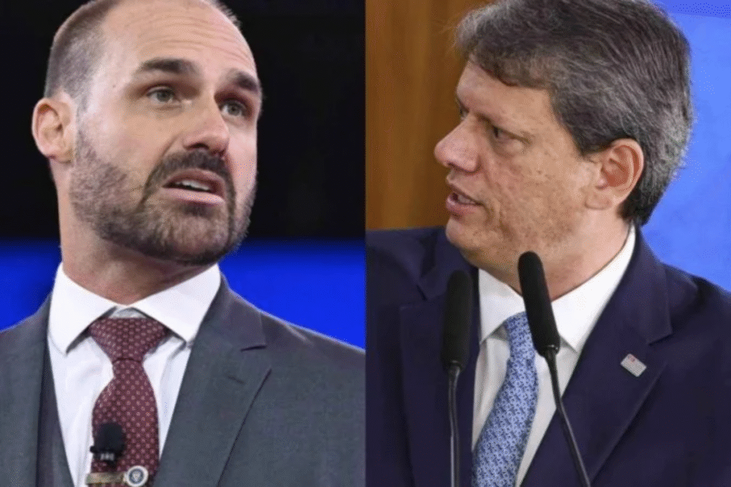 Eduardo Bolsonaro reage à derrota da PEC da Blindagem e mira Tarcísio ...