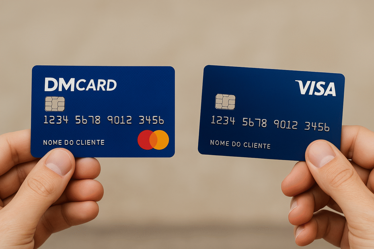 DM Financeira troca Mastercard por Visa no DM Card: mudança vale a pena?