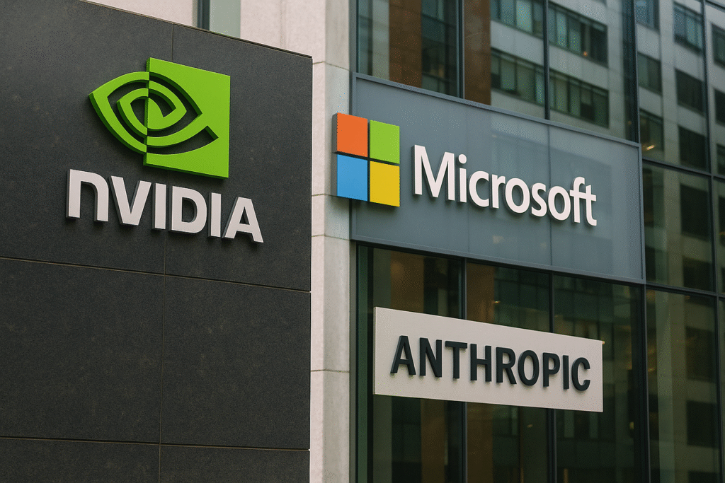 Nvidia e Microsoft despejam US$ 15 bi na Anthropic e acendem alerta de bolha na IA”